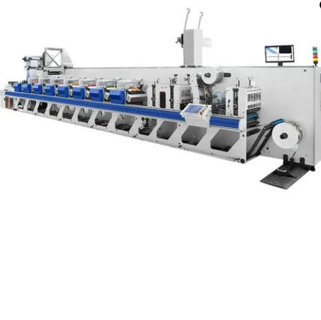 Plastic PP PE High Speed Flexo Printing Machine POF PVC Non Woven Woven ...