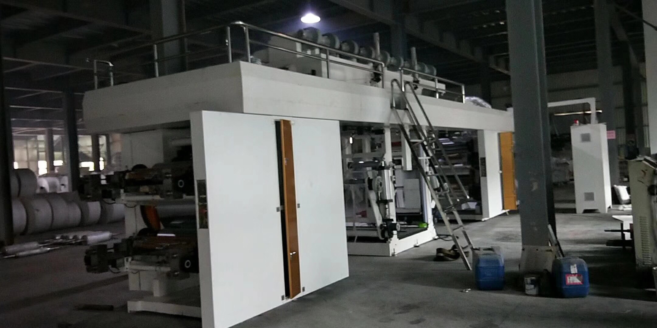Mini CI Flexo Label Printing Machine 15kw 6 Colors Central Drum