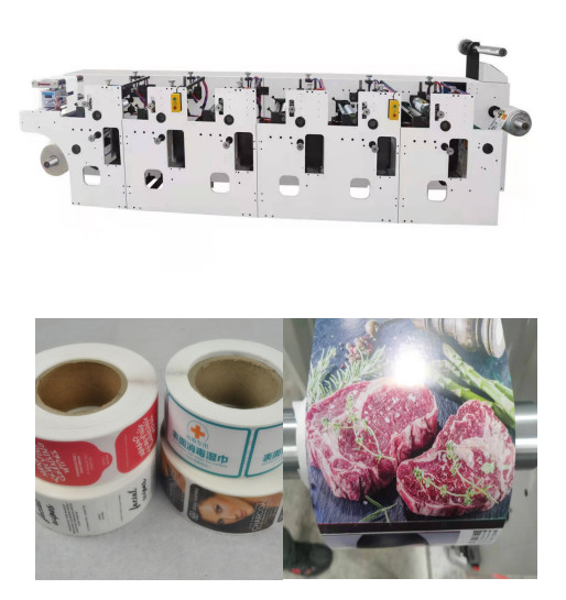 Flexo Printing Machine For Labels & Paper Plastic Rolls: HJ 6-520 UV ...